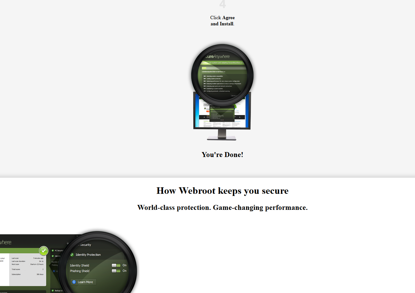 Webroot SecureAnywhere Installation instructions for MSN Premium